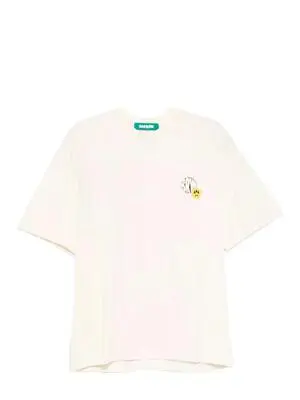 BARROW Graphic-print T-shirt - Neutrals