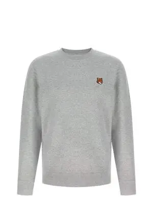 Maison Kitsuné Fox Head Patch Sweatshirt - Grey