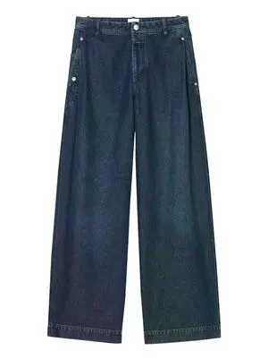 CLOSED Logo-Patch Wide Leg Jeans