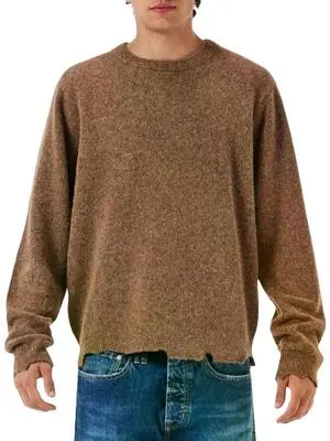 CYCLE Frayed Sweater - Brown