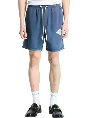 Tommy Hilfiger Graphic Drawstring Shorts - Blue