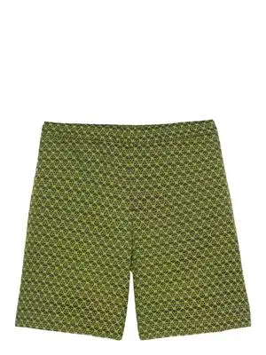 Alexander McQueen Skull-print Shorts - Green