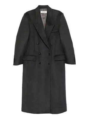 RÓHE Double-breasted Coat - Grey