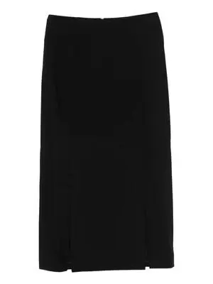 RÓHE Slit-detail Skirt - Black