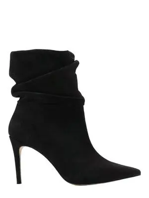 ANDREA CARRANO 87mm Gathered-Detail Pointed-Toe Boots