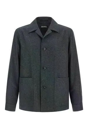 Zegna Alpe Button Jacket - Grey
