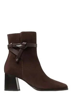 JIMMY CHOO Lawton Ab 65 Suede Ankle Boots - Chocolate/chocolate