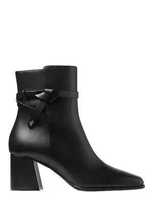 JIMMY CHOO Lawton Ab 65 Leather Ankle Boots - Black
