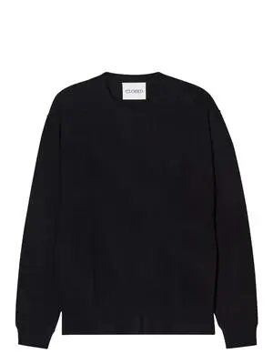 Closed Crew-neck Sweater - Black