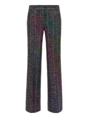 Missoni Tartan Patterned Trousers - Grey