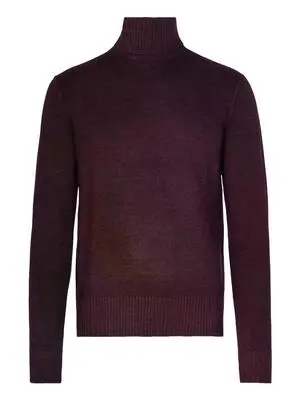 L.B.M. 1911 Turtleneck Sweater Purple