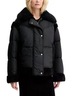 BOSS Long-sleeve Padded Jacket - Black