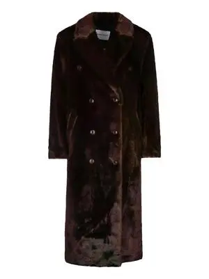 STAND STUDIO Buttoned Coat - Brown