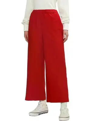 Comme Des Garçons Elasticated-waistband Trousers - Red