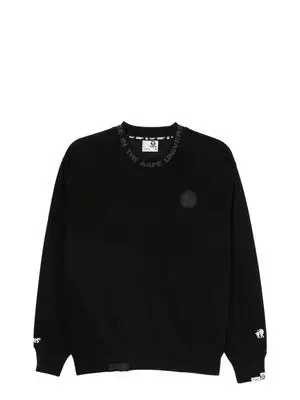 AAPE BY *A BATHING APE® Logo Sweatshirt - Black