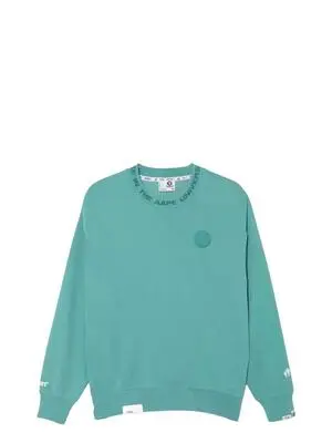 AAPE BY *A BATHING APE Moonface Long Sleeve Sweatshirt - Blue