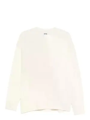 GRIFONI V-neck Jumper - White