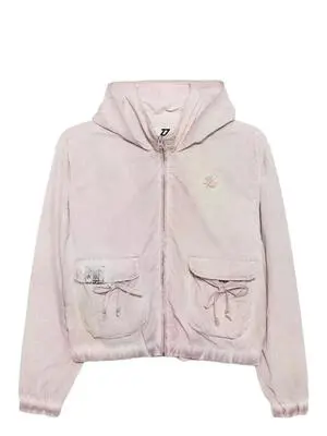 Izzue Logo-embroidered Jacket - Pink