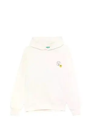 BARROW Logo-print Hoodie - Neutrals
