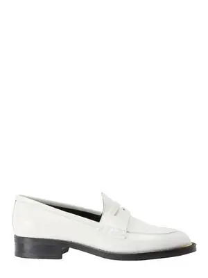 GIUSEPPE ZANOTTI Faridha Leather Loafers - White