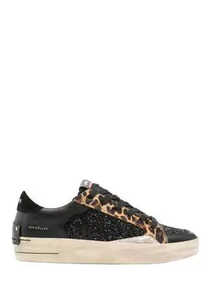 CRIME LONDON Sk8 Deluxe Sneakers - Black