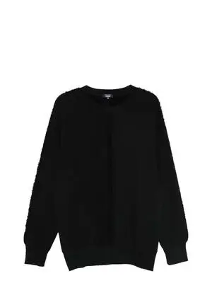 Comme Des Garçons Frayed-edge Sweatshirt - Black