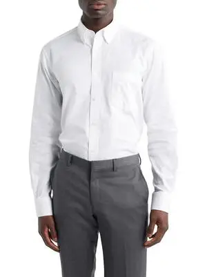 EAGLE Regular Fit Cotton Button-down Oxford Shirt At Nordstrom White
