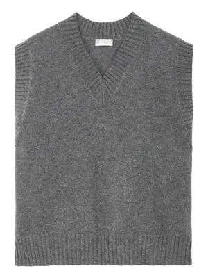 Brunello Cucinelli Cashmere Vest - Gray
