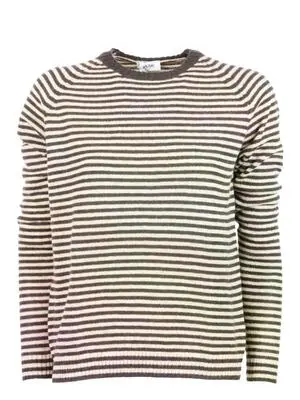 BASE MILANO Striped Sweater - Neutrals