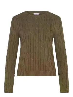 Marella Calibri Cable-knit Sweater - Green