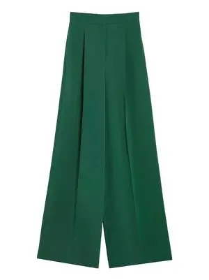 Max Mara Pleated-front Trousers - Green