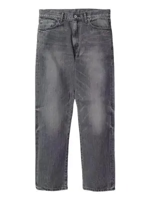 NEIGHBORHOOD Washed-Effect Five-Pocket Jeans Grey