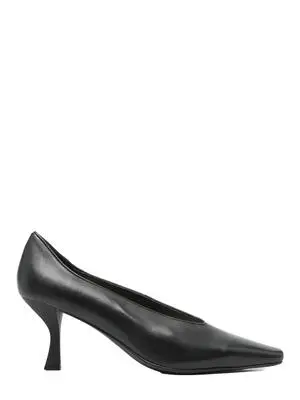 MARC ELLIS Leather Pumps With Square Toe - Blue