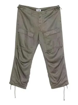 MAGLIANO Drawstring-ankle Cargo Trousers - Green