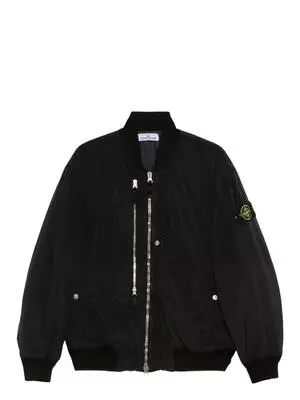 Stone Island Compass-badge Bomber Jacket - Black
