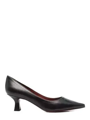 Roberto Festa Pointed-toe Leather Pumps - Black
