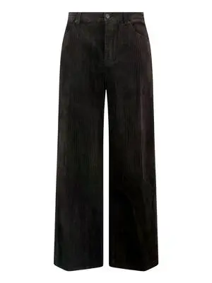 FRAME Corduroy-effect Trousers - Brown