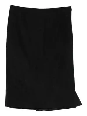 Marni Asymmetric Midi Skirt - Black