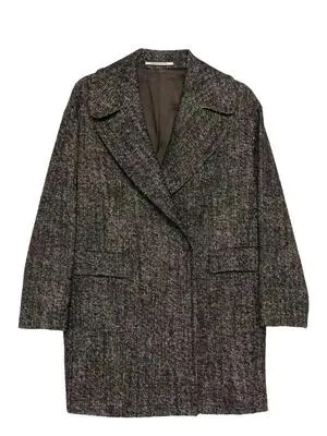 Tagliatore Double-breasted Coat - Brown