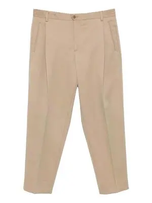 BRIGLIA 1949 Pleated Wool Trousers - Neutrals
