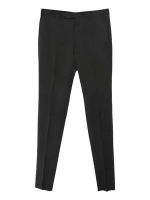Zegna Pressed-crease Trousers - Grey