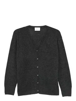 BE YOU Buttoned V-Neck Cardigan