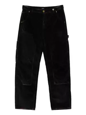 Pinko Corduroy Cargo Trousers - Black