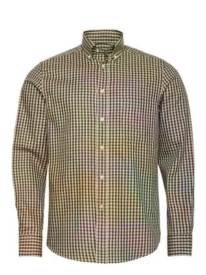LOJA DAS MEIAS Buttoned Checked Shirt Neutrals