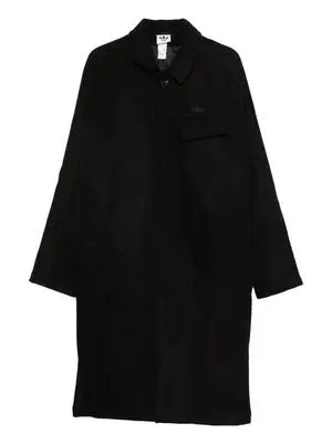 Adidas 3-stripes Logo Coat - Black