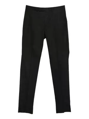 Zegna Concealed-fastening Trousers - Black