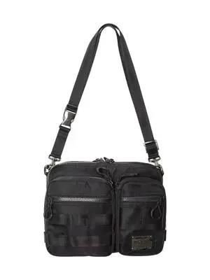 MAKAVELIC Zip Detail Shoulder Bag - Black