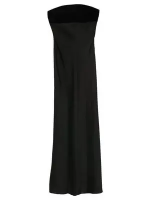Max Mara Strapless Dress - Black