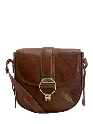 Barbour Elm Buckle Leather Crossbody Bag - Brown