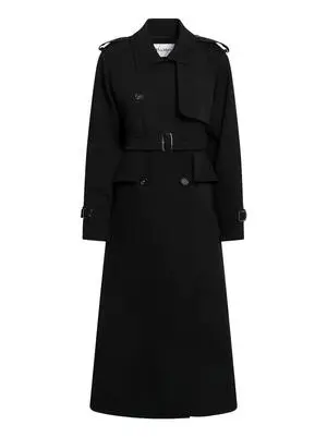 Max Mara Double-breasted Belted Trench Coat - Black